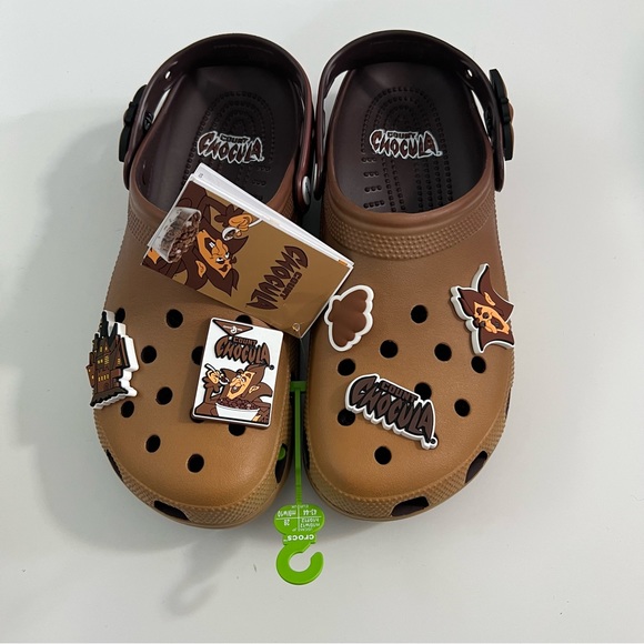 CROCS | Shoes | Nwt Crocs Count Chocula Classic Clogs Brown Jibbitz M W ...
